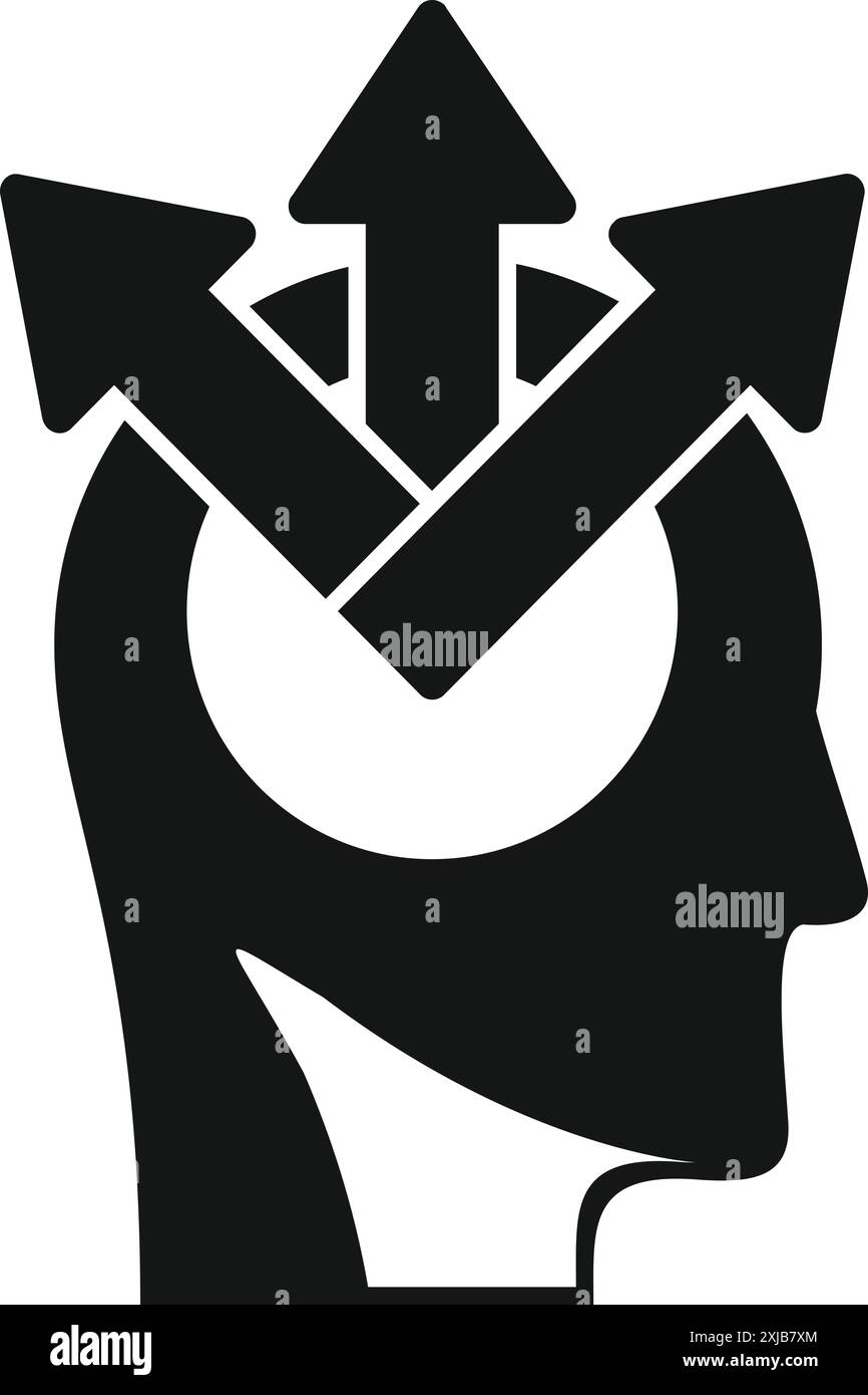 Person thinking decision path Black and White Stock Photos & Images - Alamy