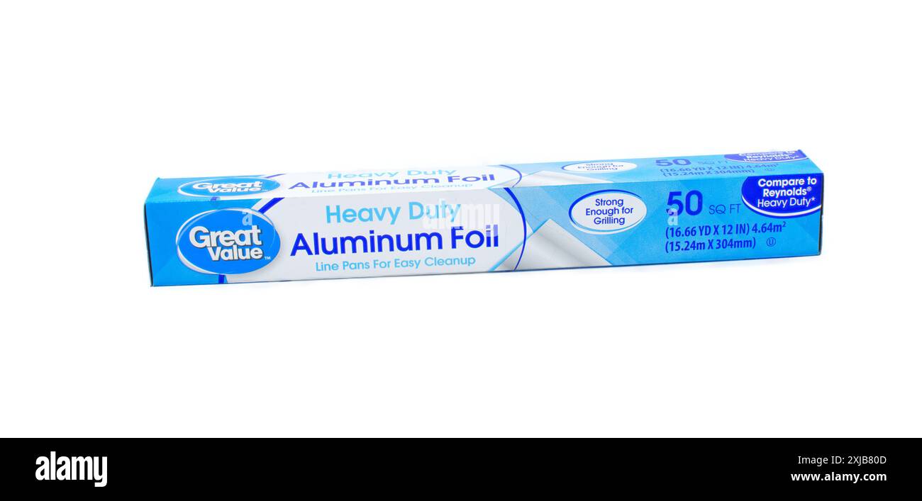Great Value heavy duty aluminum foil. Line pans for easy cleanup in the ...