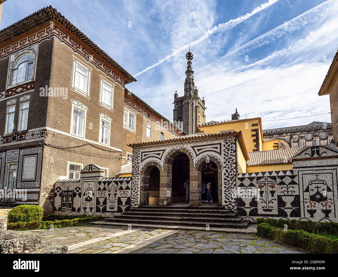 Bussaco Palace Hotel, located in the Bussaco National Forest at Luso ...