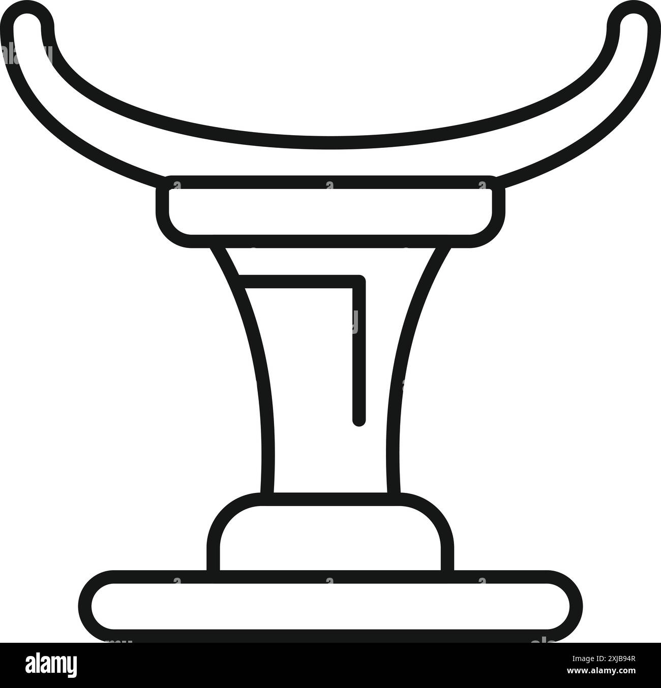 Ancient chinese table standing on single leg, designed in a simple ...