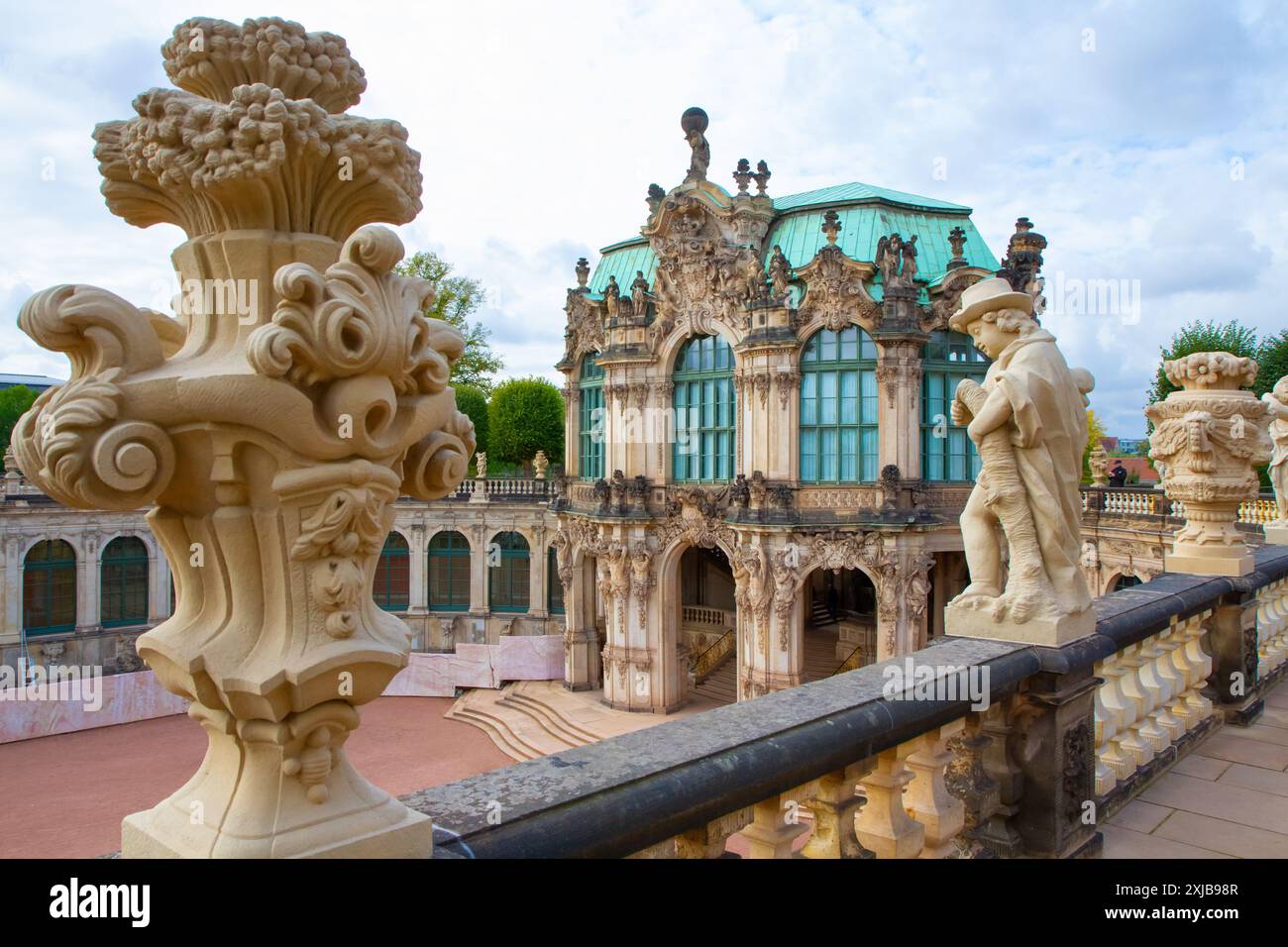 The Zwinger, a palatial complex with gardens. Dresden, Germany Stock ...