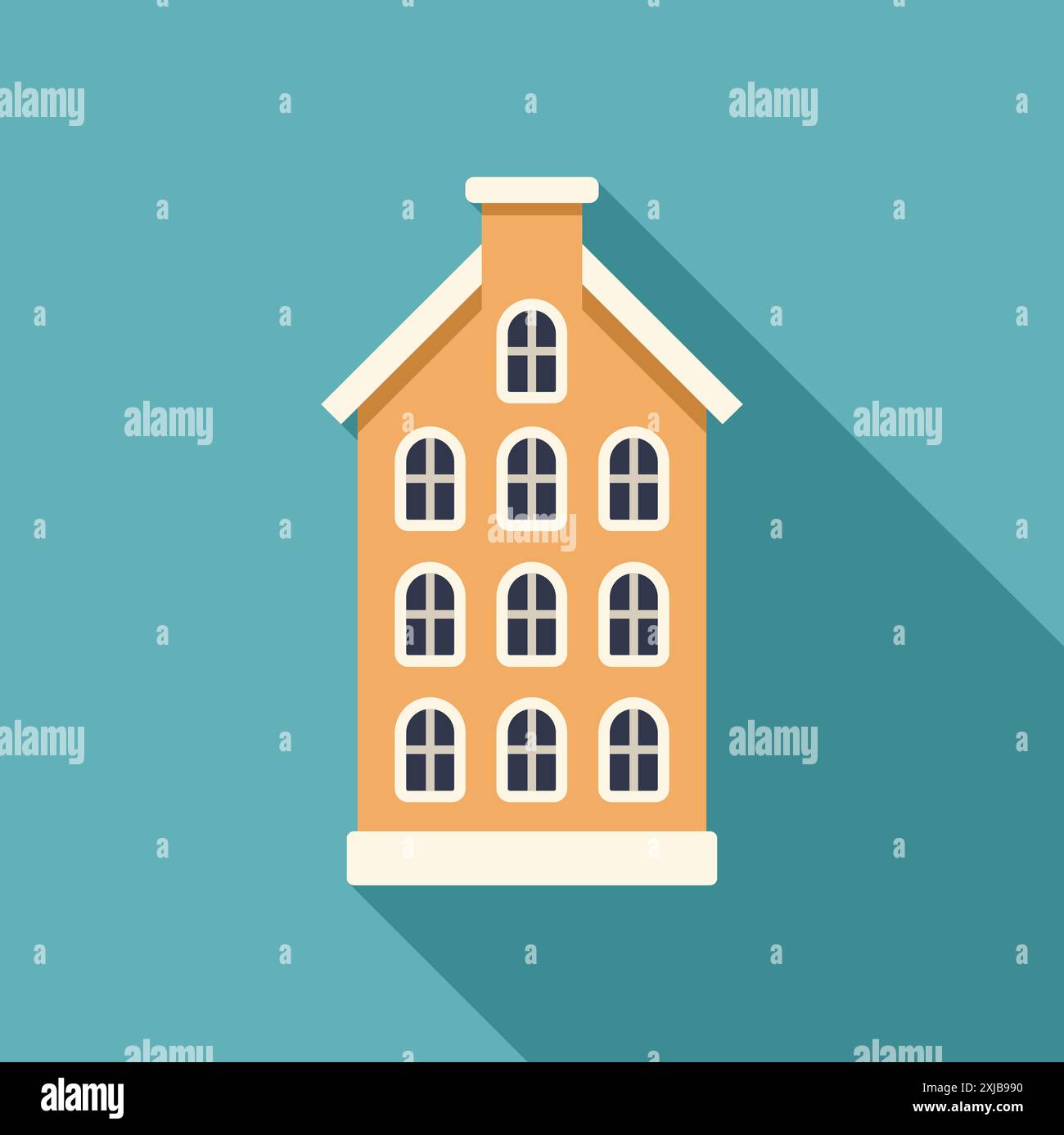 High rise building light and shadow Stock Vector Images - Alamy
