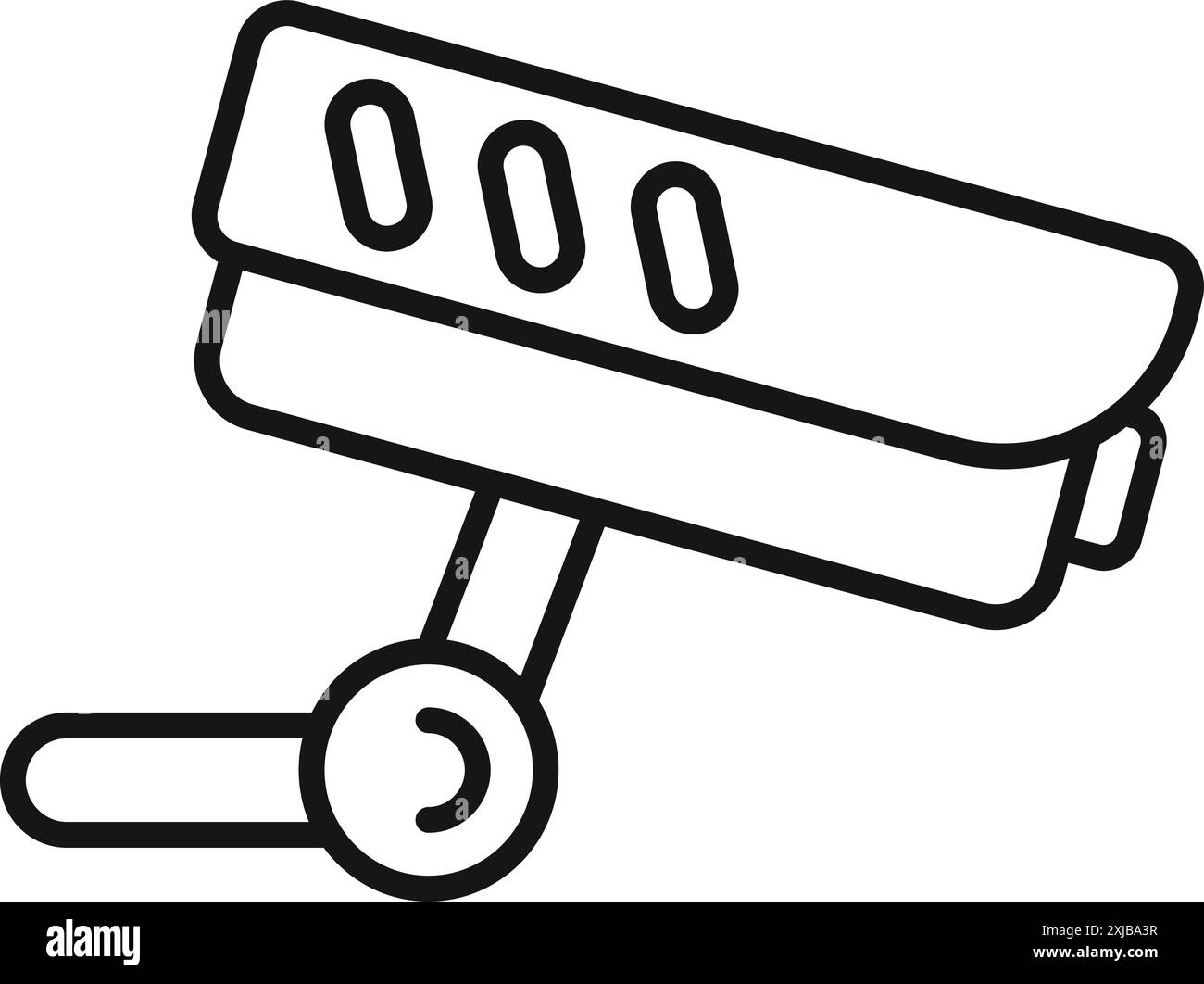 Security guard watching over city Stock Vector Images - Alamy