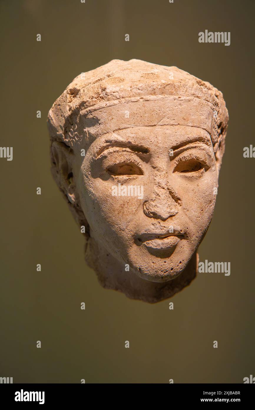 Portrait study of a woman. New kingdom Egypt. Amarna Period. Egyptian ...