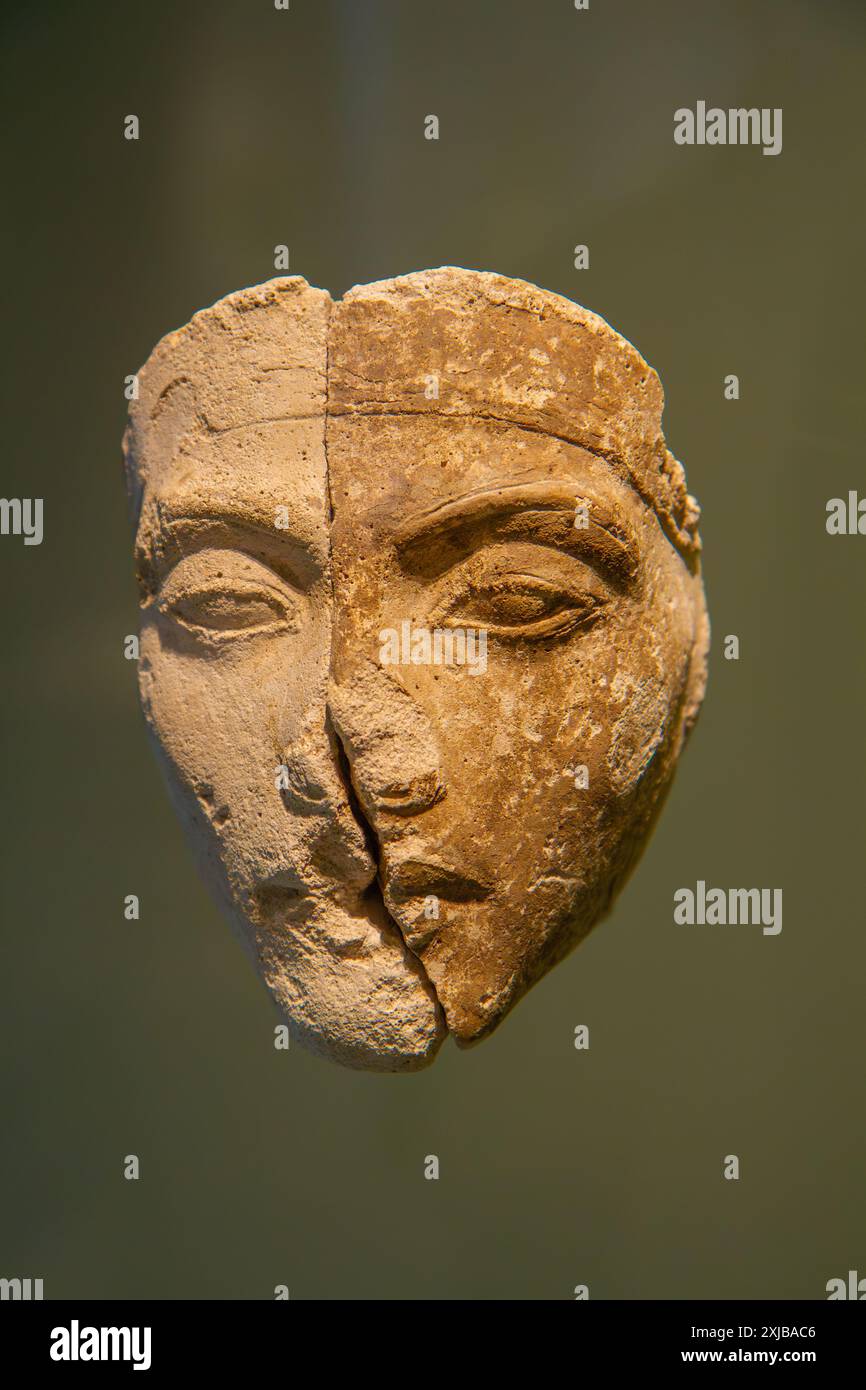 Portrait study of a woman. New kingdom Egypt. Amarna Period. Egyptian ...