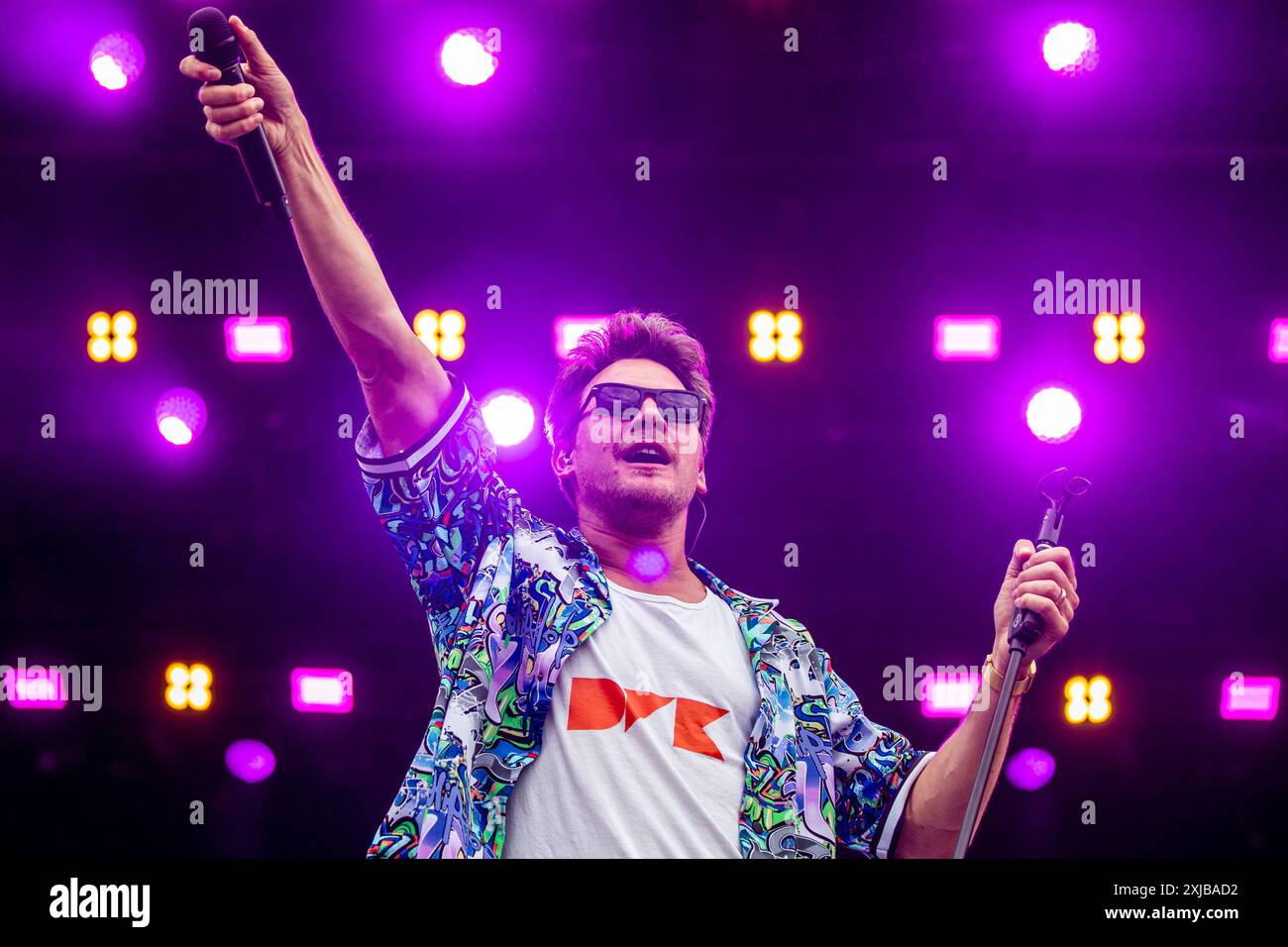Ostrava, Czech Republic. 17th July, 2024. Czech singer Vojtech Dyk with ...