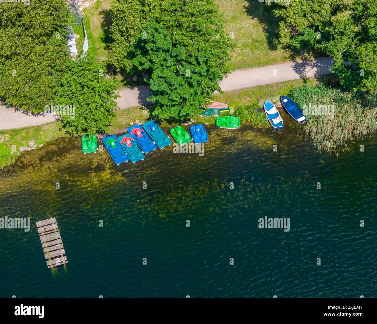 Pedal boats water bikes hi-res stock photography and images - Alamy
