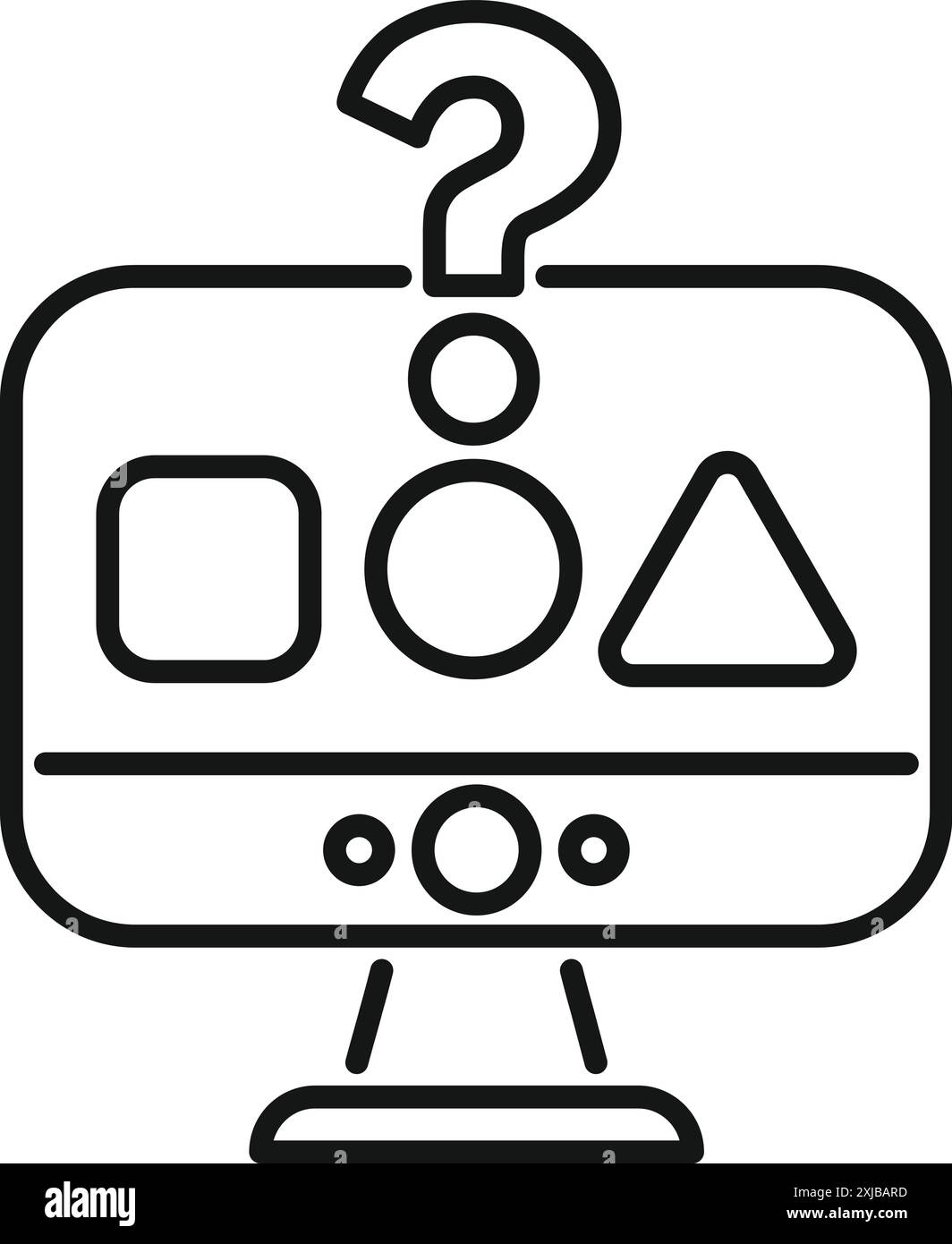 Multiple choice computer Black and White Stock Photos & Images - Alamy