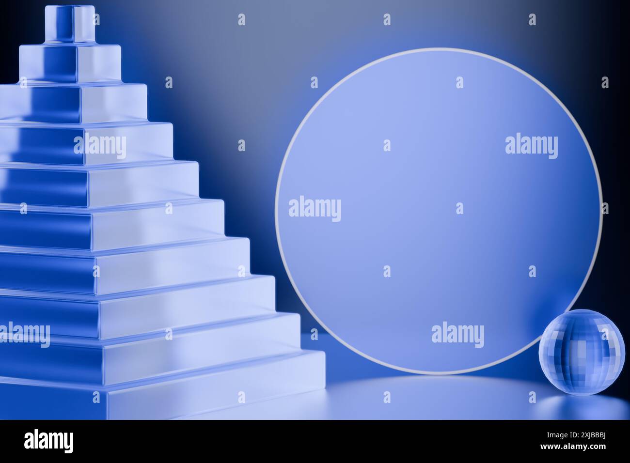 Sleek digital pyramid hi-res stock photography and images - Alamy