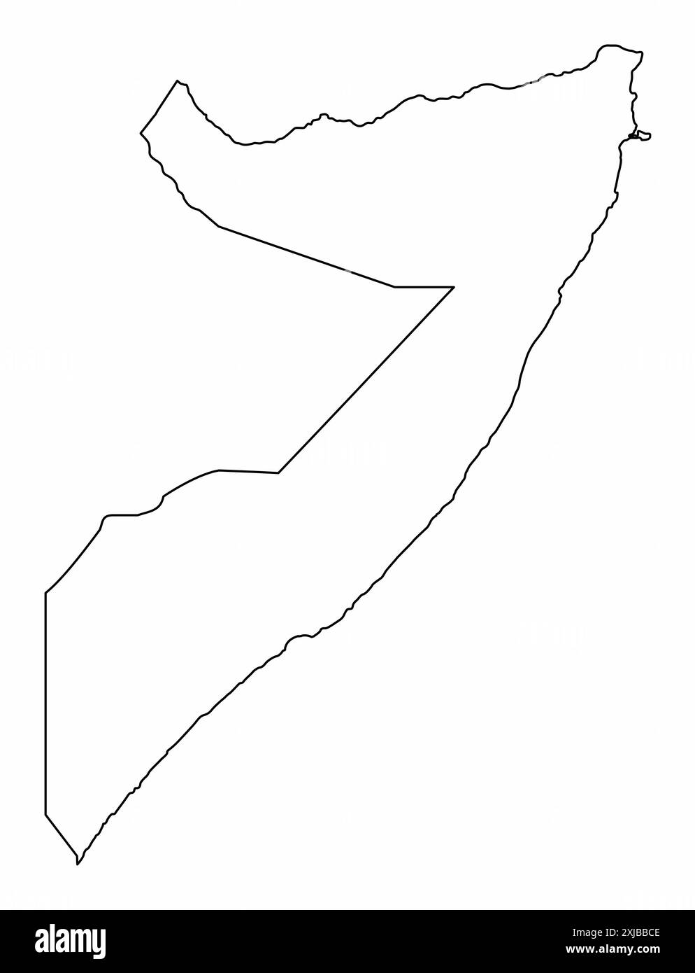 Map of somalia and mogadishu Stock Vector Images - Alamy