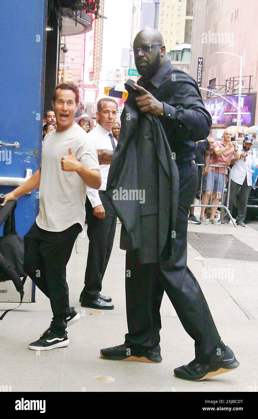 July 17, 2024 Shaquille O'Neal on Good Morning America to talk about ...