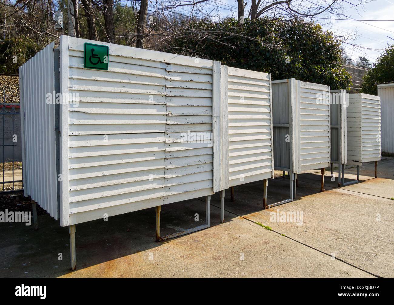 Beach changing room hi-res stock photography and images - Alamy