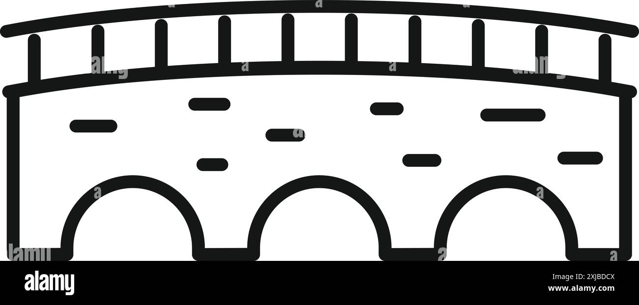 Stone arches historical architecture Stock Vector Images - Alamy