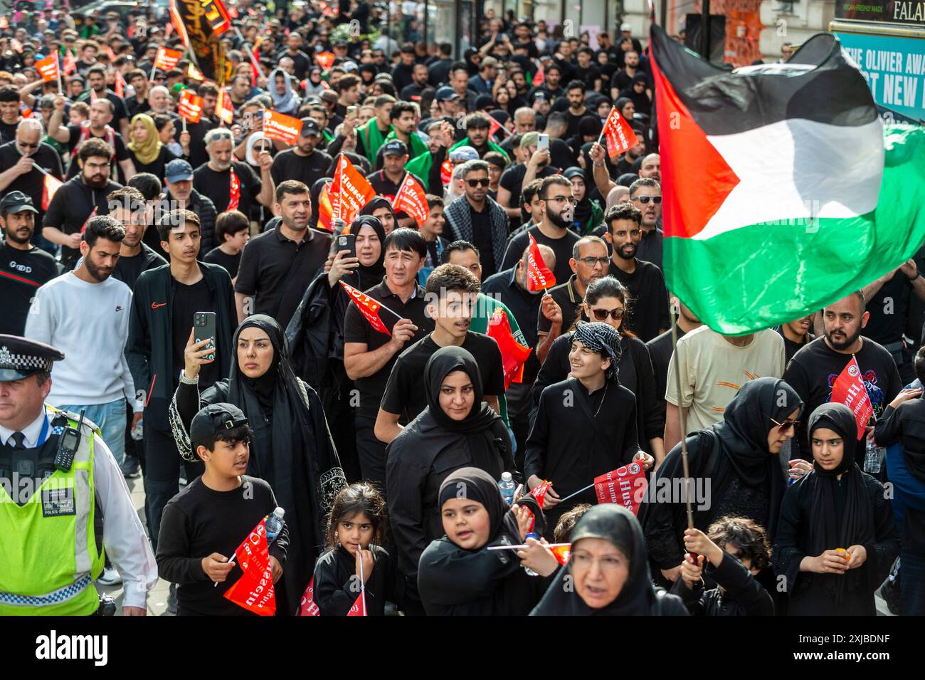 London, UK. 17 July 2024. The march on Regent Street as tens of ...