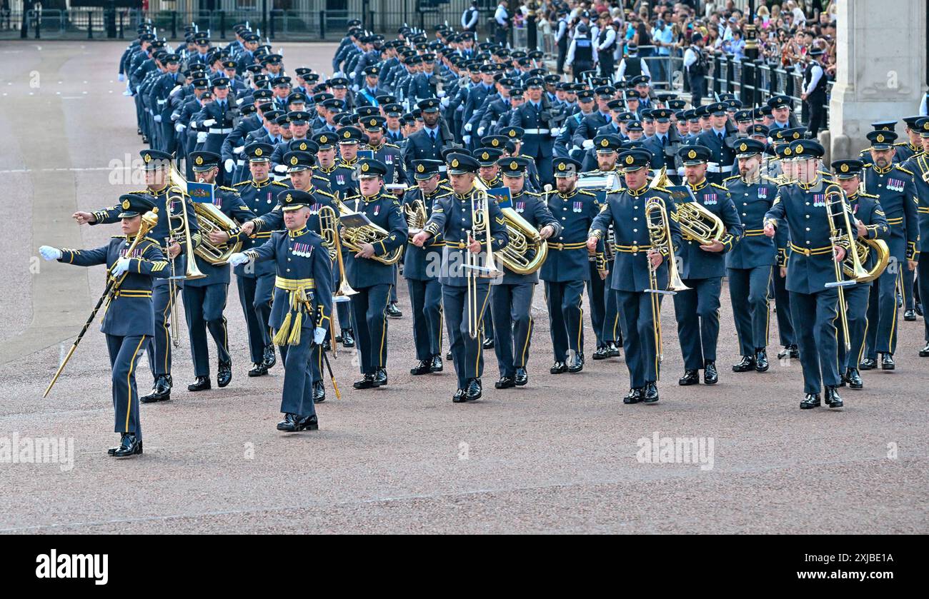 London, UK. 17th July, 2024. The Royal Air Force (RAF) parade during ...