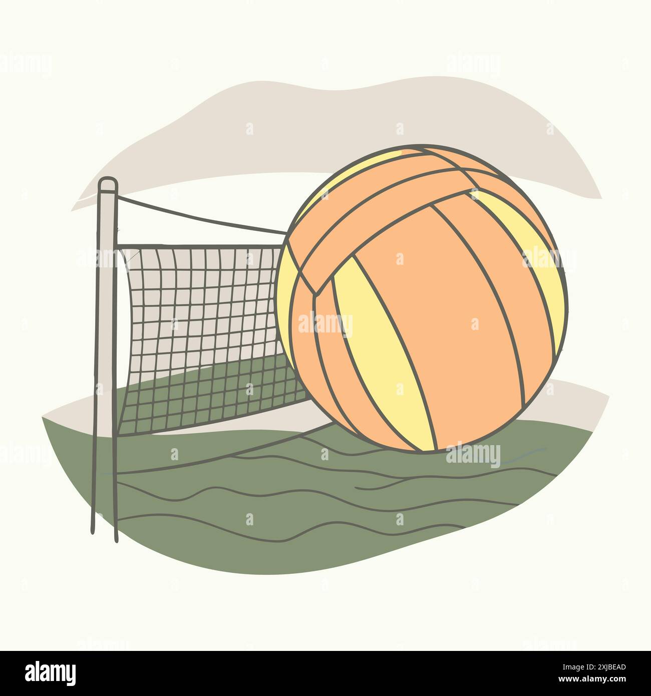 Abstract volleyball player hi-res stock photography and images - Alamy