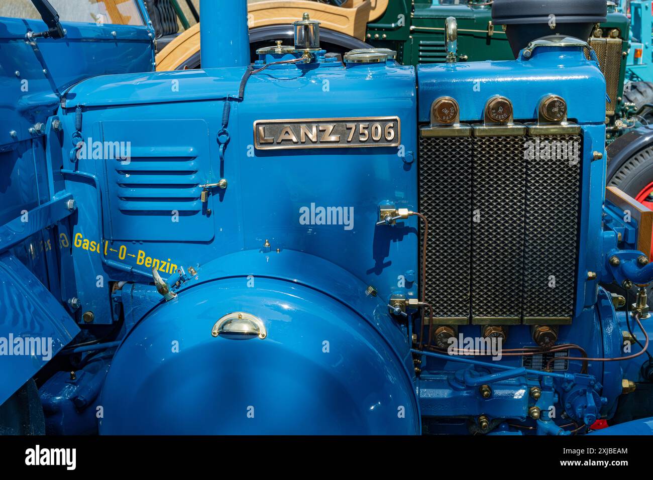 Historic Lanz Bulldog Tractor, Lanz D 7506. ubic capacity , 4767, HP ...