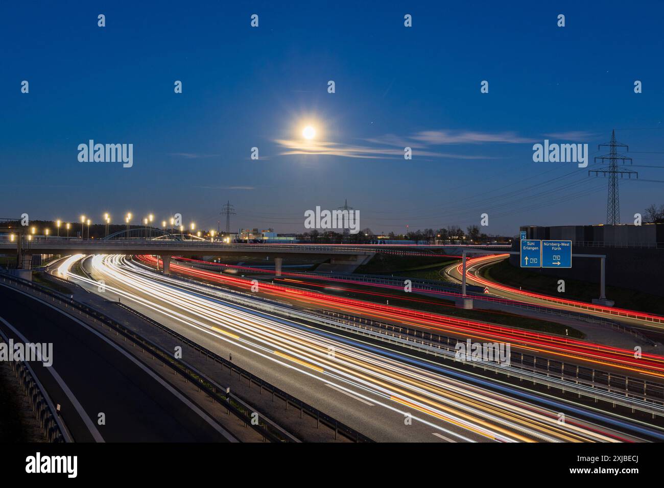 Highway sunset passing vehicles hi-res stock photography and images - Alamy