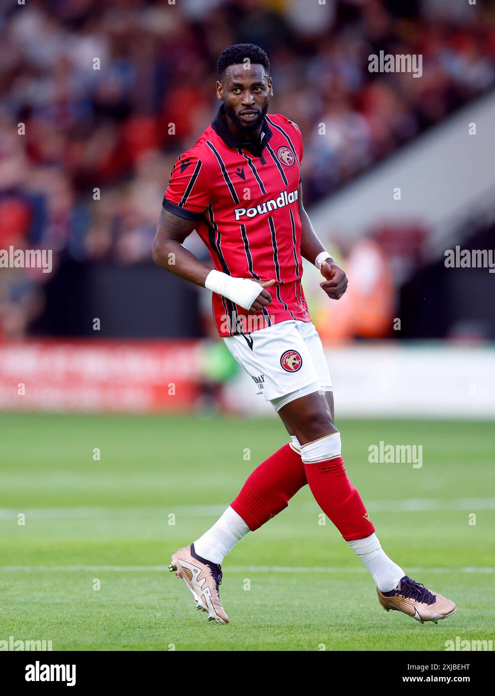 Walsall's Jamille Matt during the pre-season friendly match at the ...