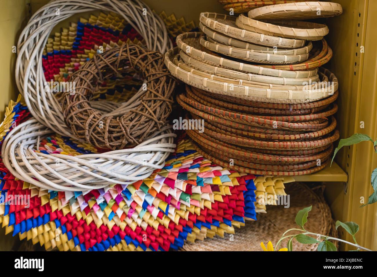 Handcrafted storage baskets hi-res stock photography and images - Alamy