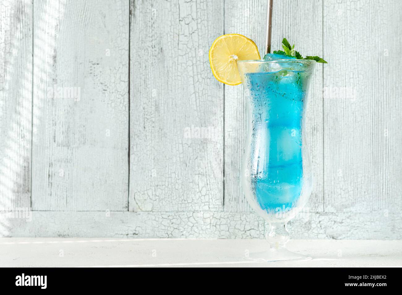 Blue lagoon cocktail highball hi-res stock photography and images - Alamy