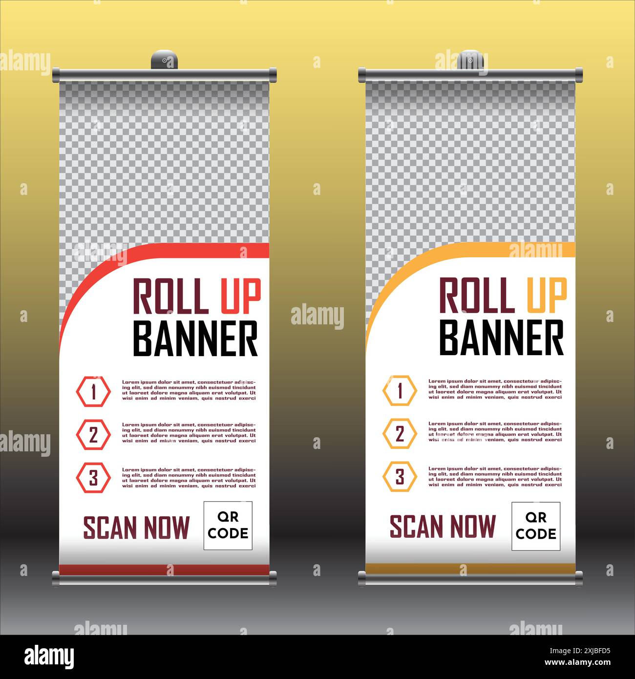Eye-catchy and Professional Corporate Roll Up Banner Template. It’s ...