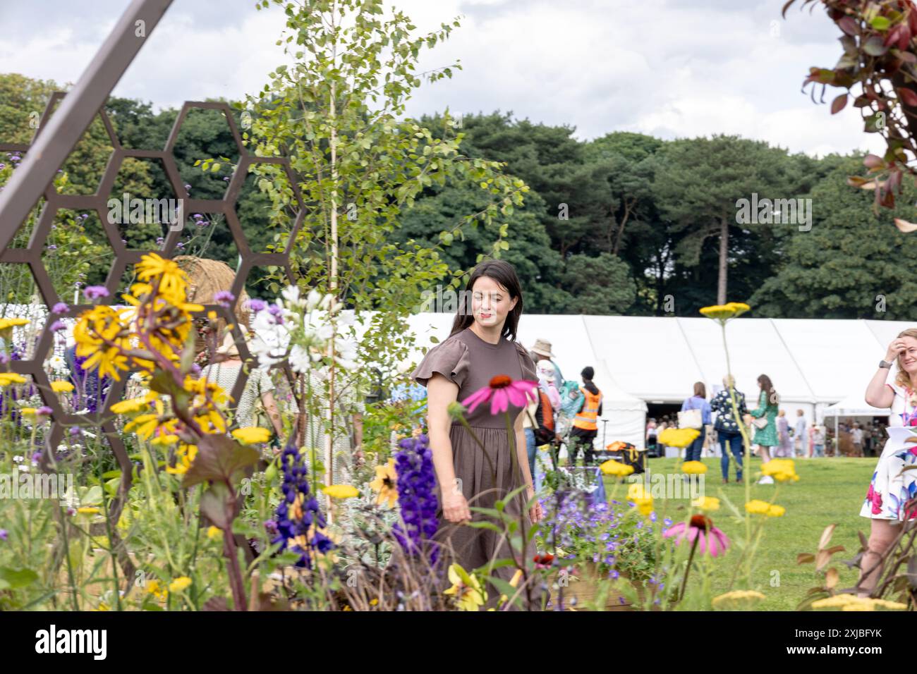 Frances Tophill at RHS Tatton Flower Show in Knutsford, Cheshire, UK on ...