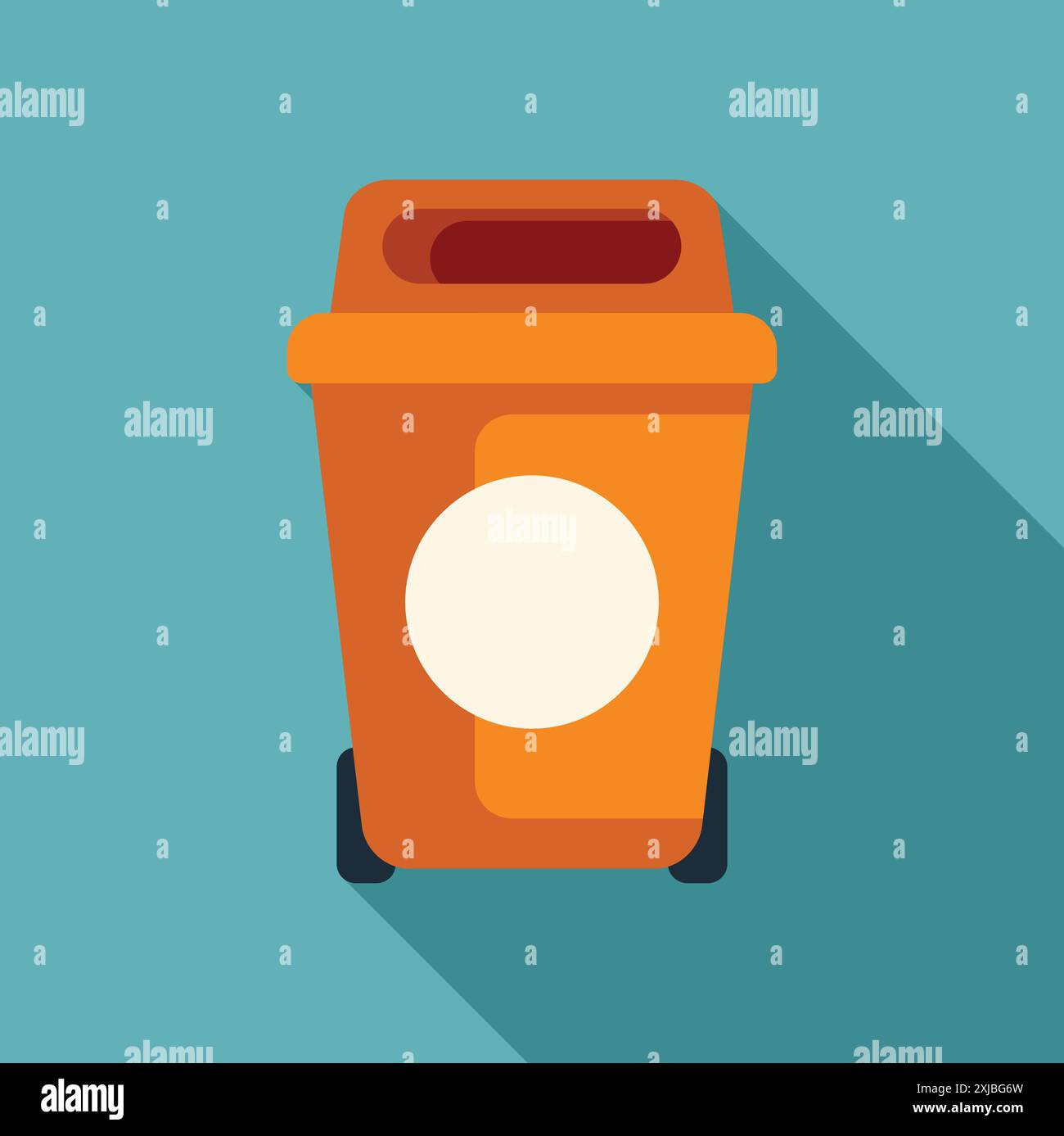 Bin circle logo Stock Vector Images - Alamy