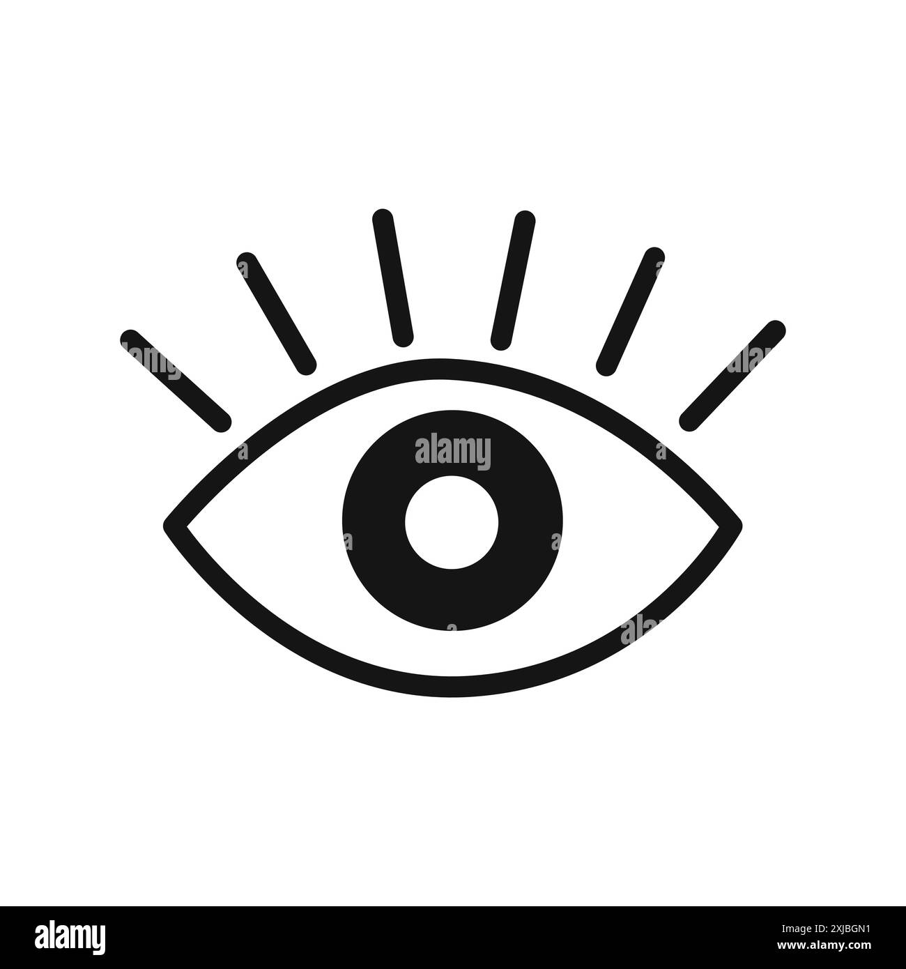 Visible eye Stock Vector Images - Alamy