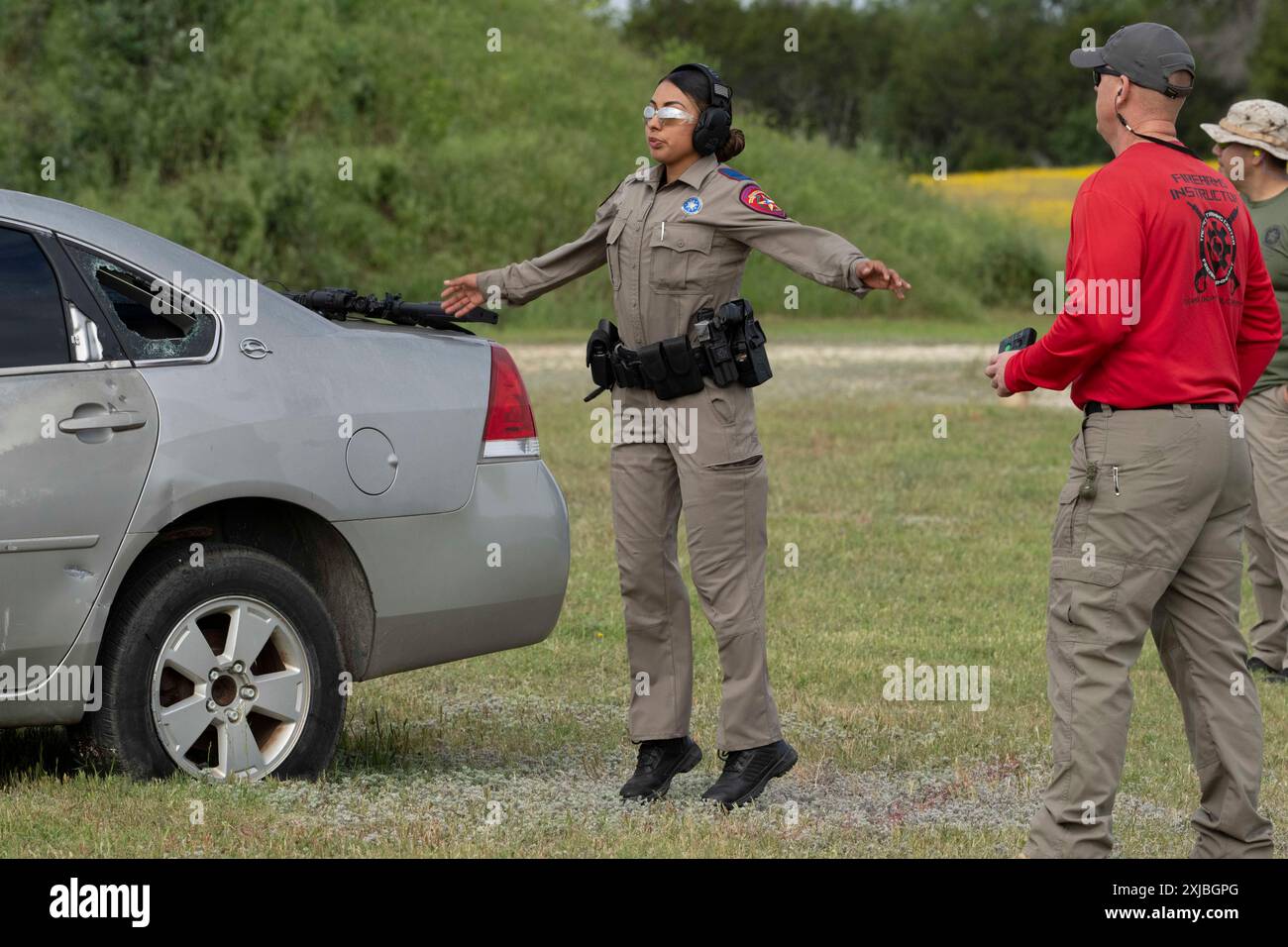 Florence Texas USA, April 23 2024: Female Texas Department of Public ...