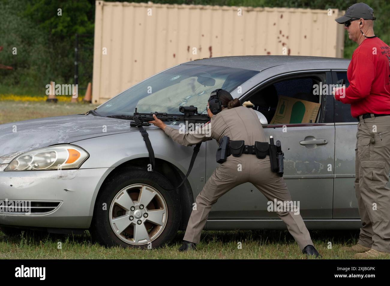 Florence Texas USA, April 23 2024: Female Texas Department of Public ...