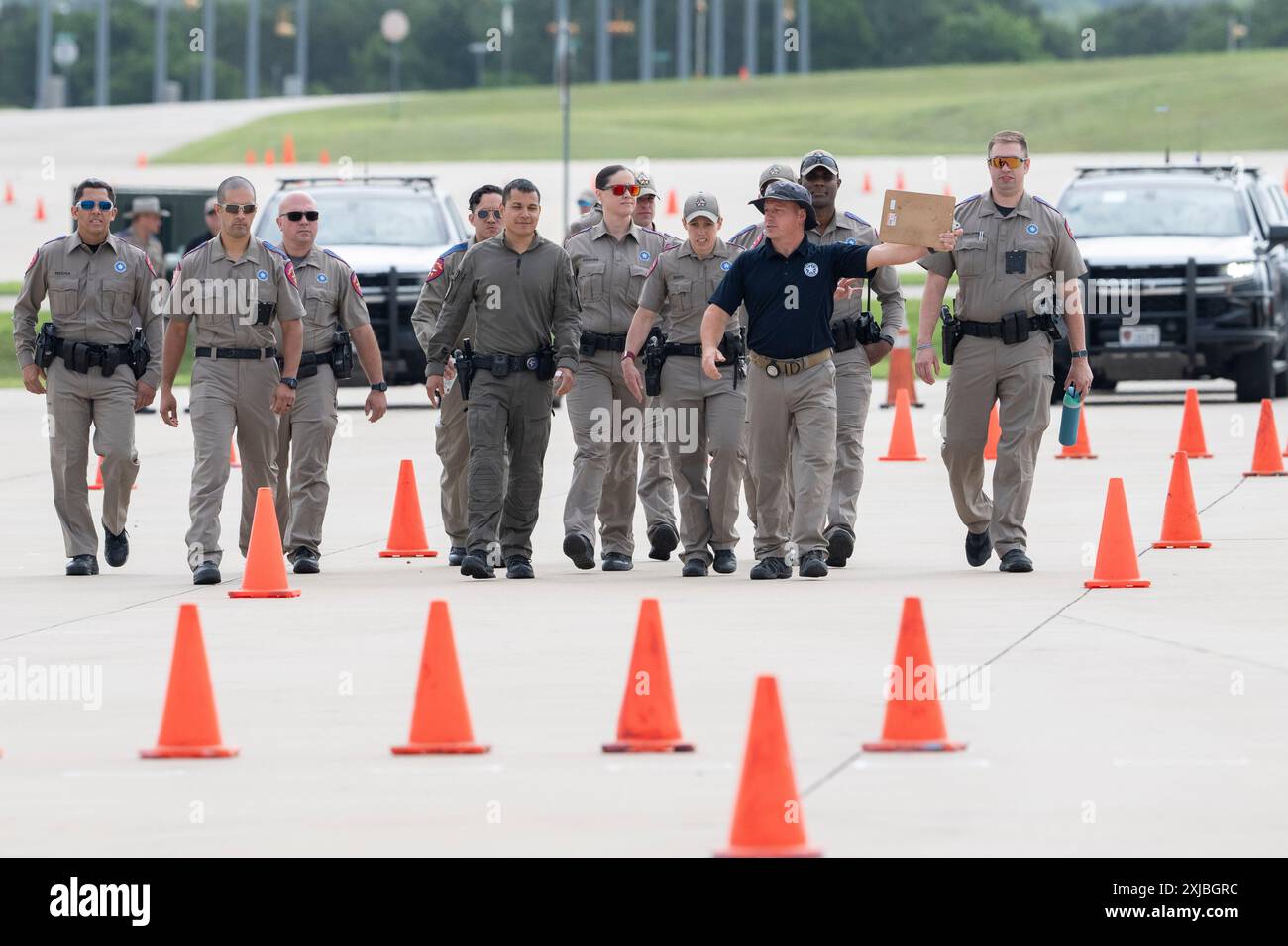 Florence Texas USA, April 23 2024: Male and female Texas Department of ...