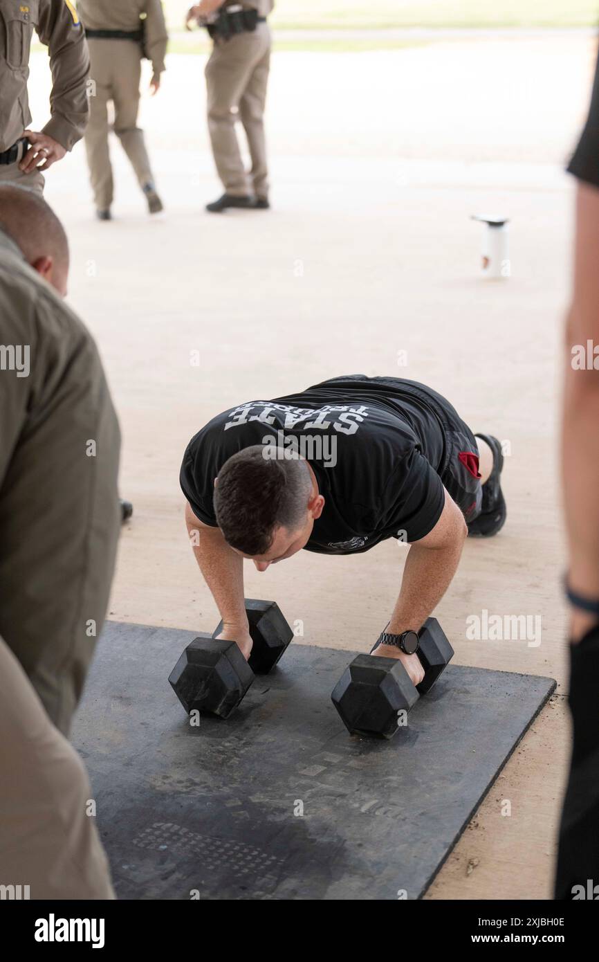 Florence Texas USA, April 23 2024: Texas Department of Public Safety ...