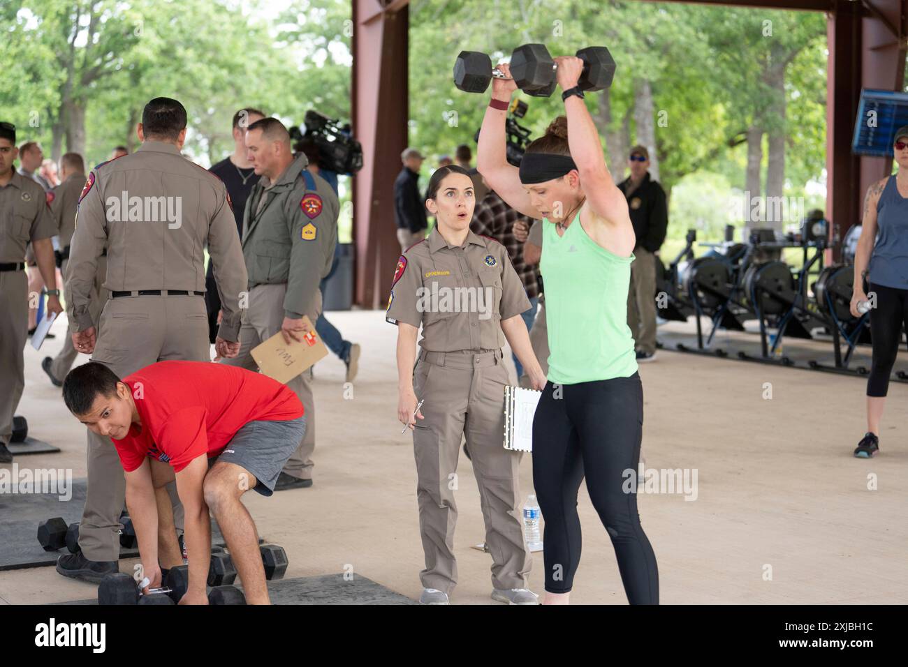 Florence Texas USA, April 23 2024: Female Texas Department of Public ...