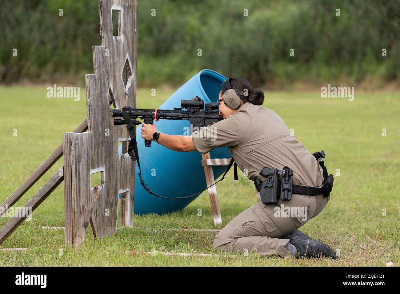 Florence Texas USA, April 23 2024: Female Texas Department of Public ...