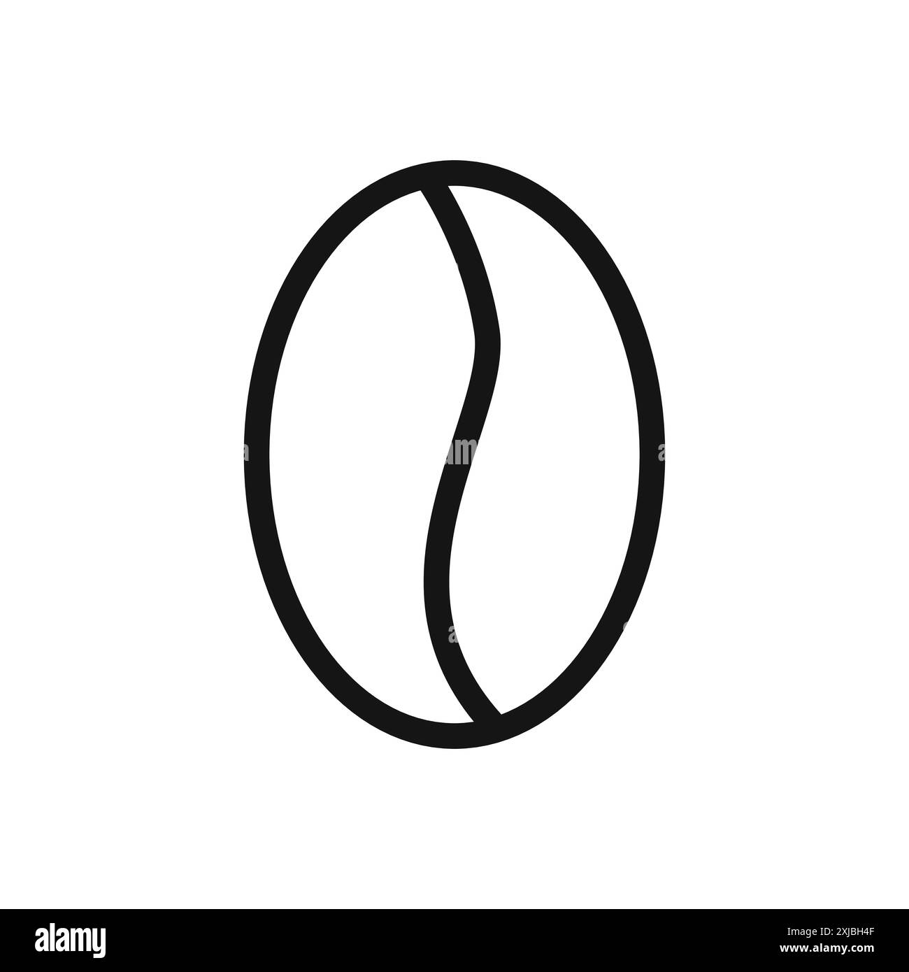 Coffee beans icon linear vector graphics sign or symbol set for web app ...