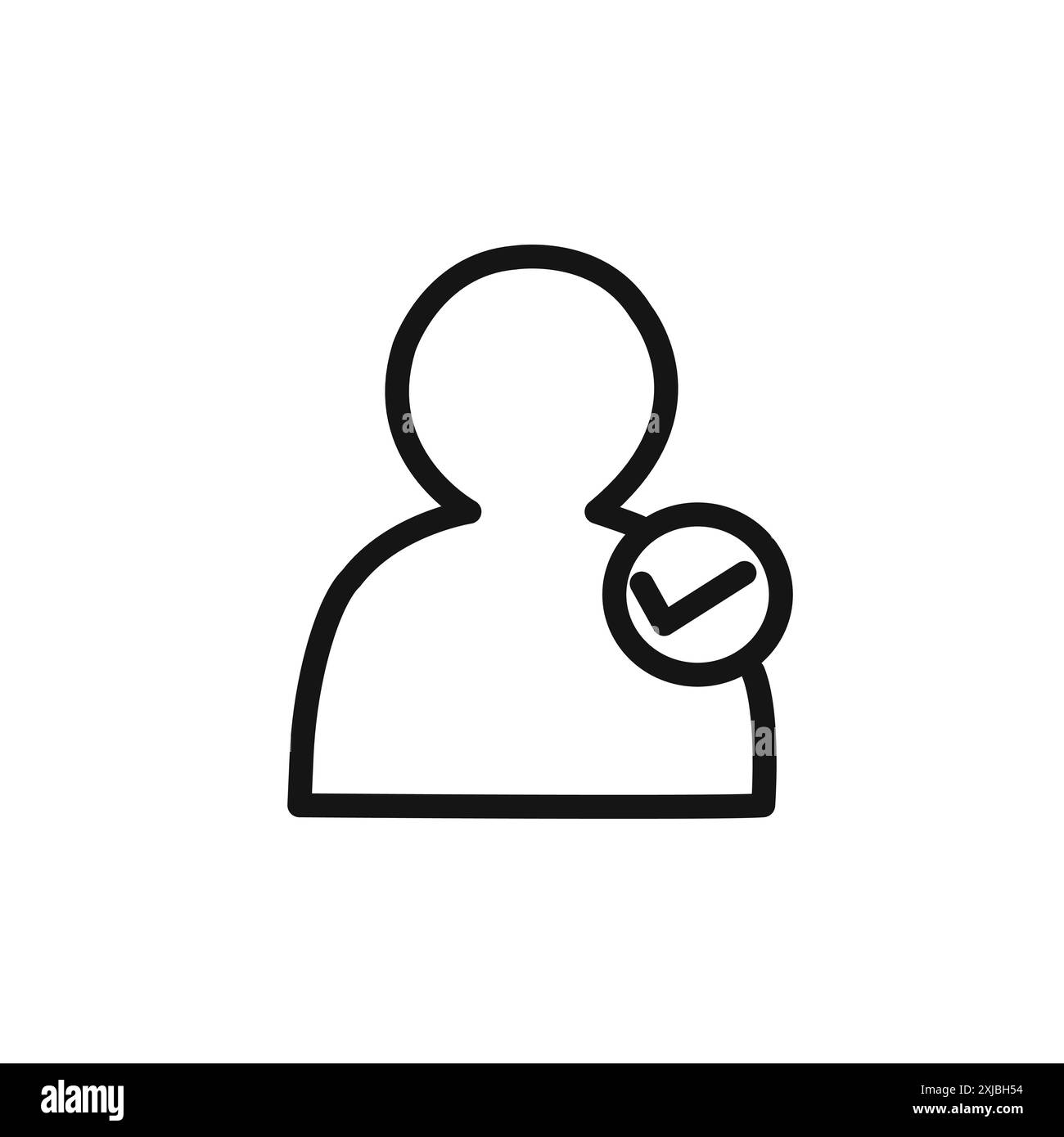 Candidate icon (2) linear vector graphics sign or symbol set for web app ui Stock Vector Image ...