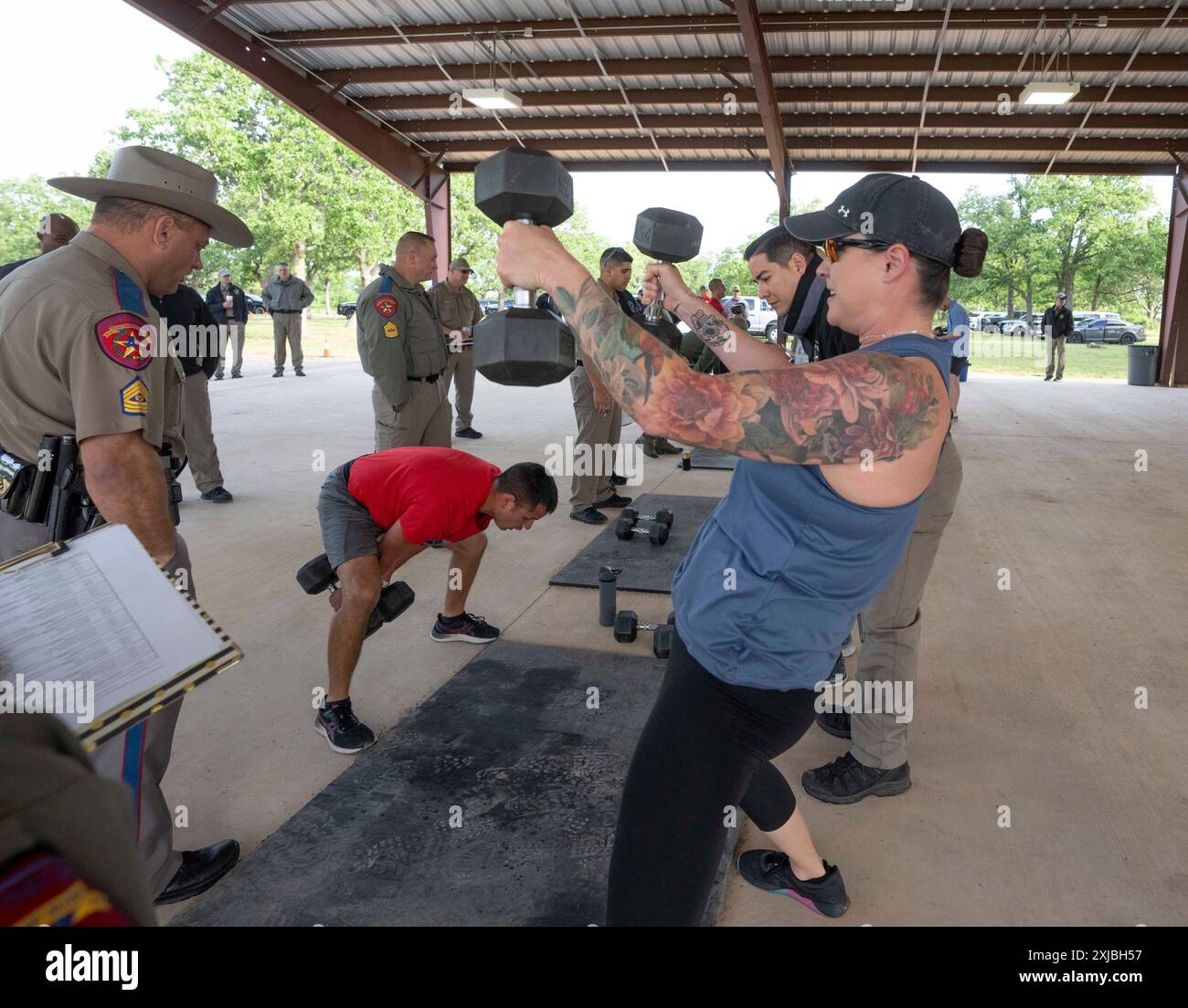 Florence Texas USA, April 23 2024: Female Texas Department of Public ...