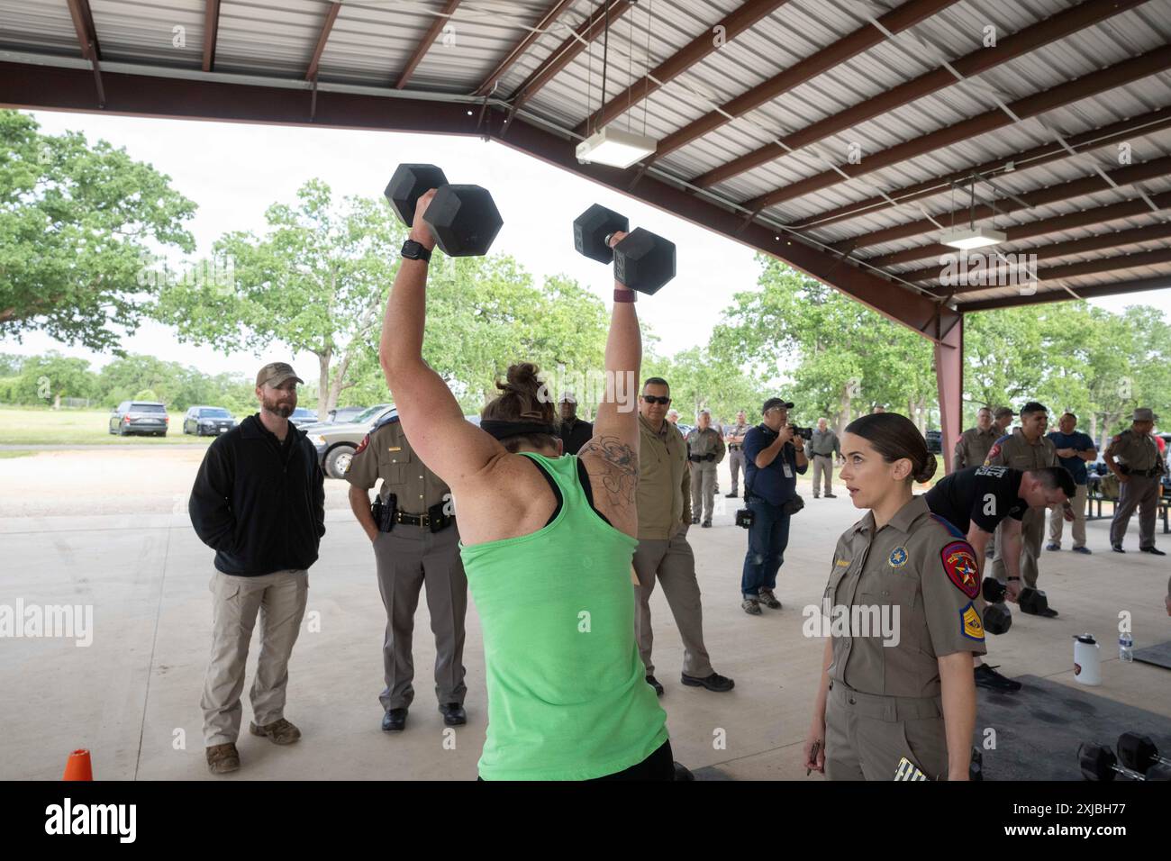 Florence Texas USA, April 23 2024: Female Texas Department of Public ...
