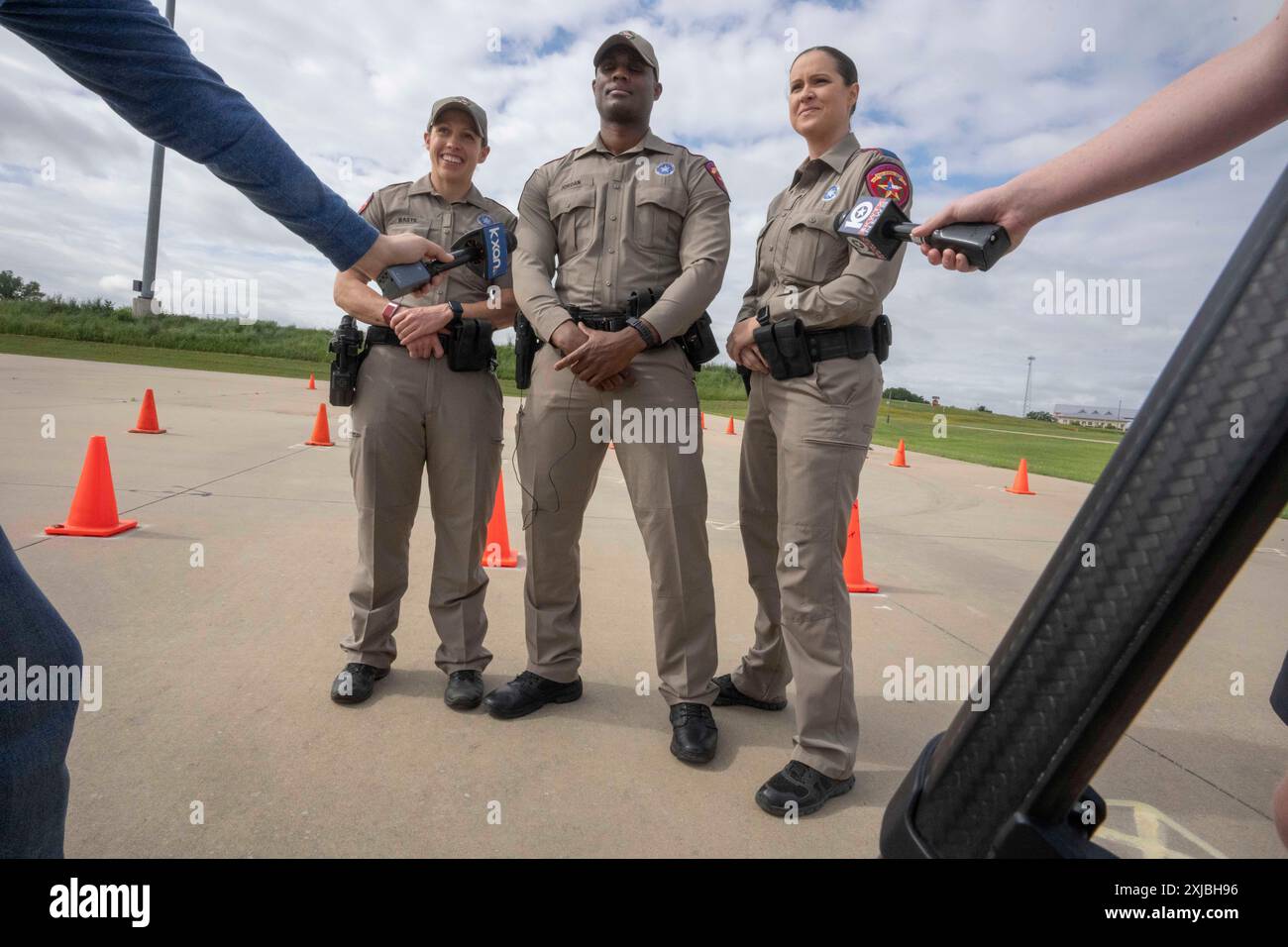 Florence, Texas USA, April 23 2024: Uniformed Texas Department of ...