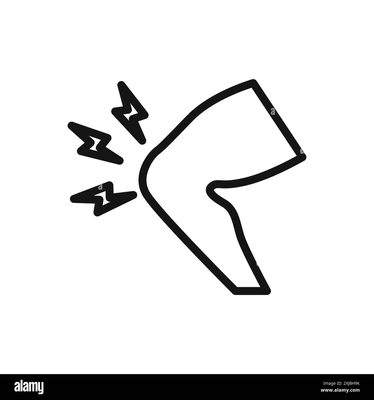 Knee diagnosis vector vectors Cut Out Stock Images & Pictures - Alamy