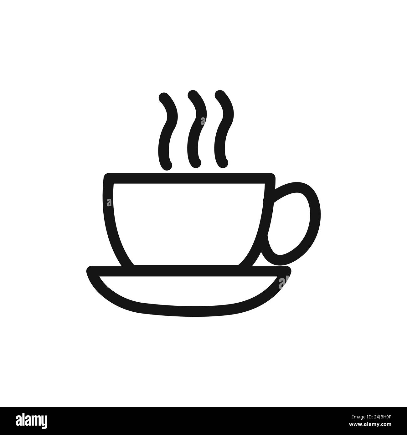 Coffee cup icon linear vector graphics sign or symbol set for web app ui Stock Vector Image ...