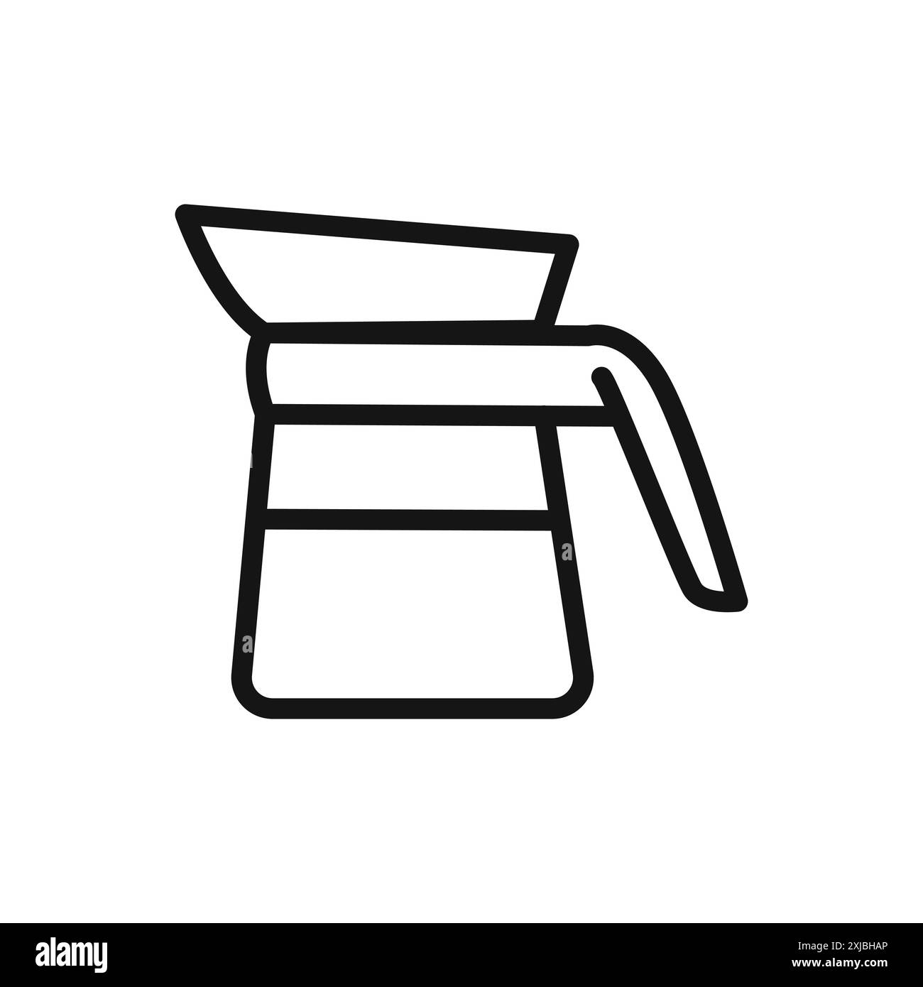 coffee pot icon linear vector graphics sign or symbol set for web app ui Stock Vector Image ...
