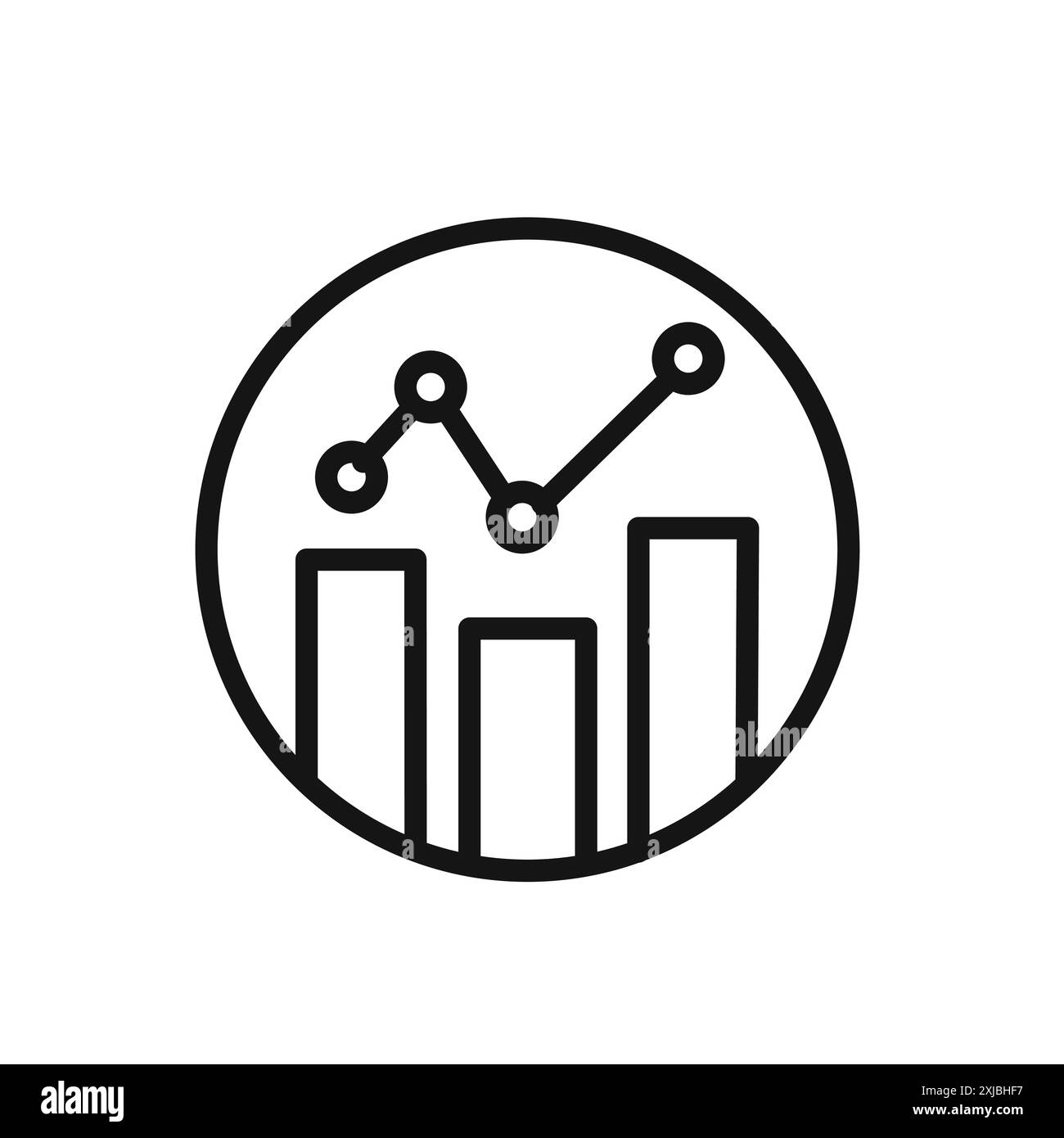 Data Visualisation Icon Linear Vector Graphics Sign Or Symbol Set For Web App Ui Stock Vector