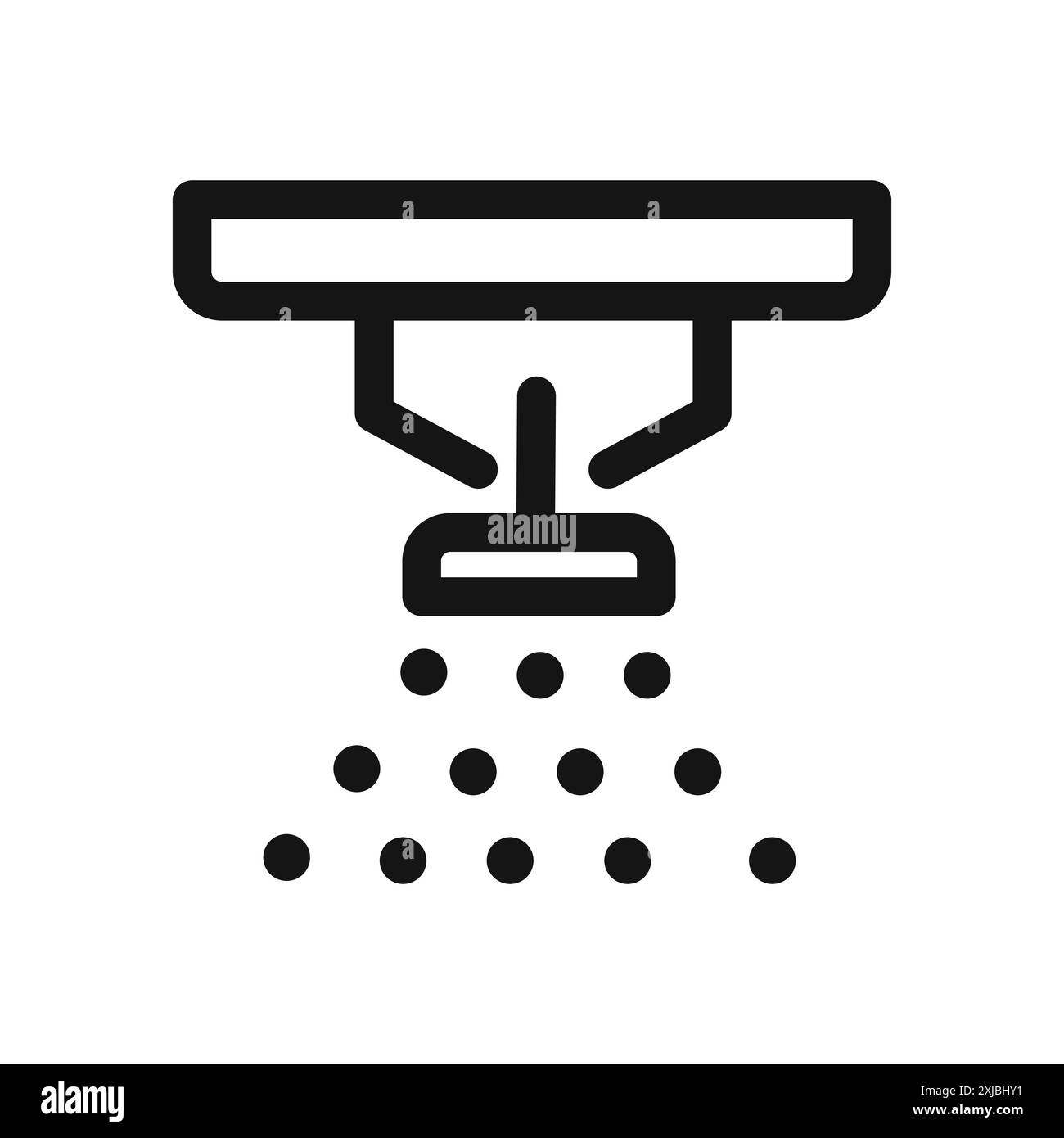 fire sprinkler icon linear vector graphics sign or symbol set for web app ui Stock Vector Image ...