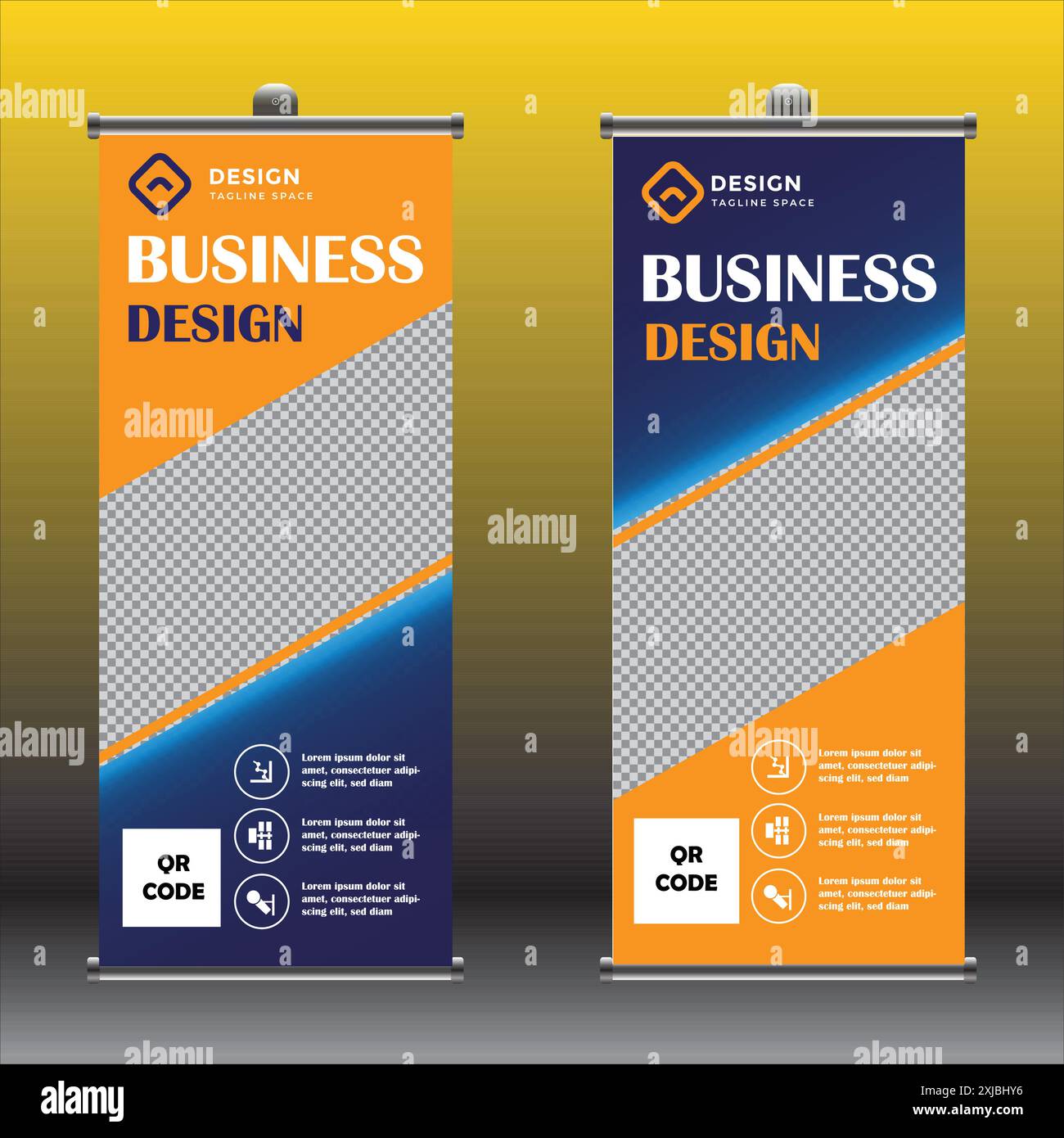 Eye-catchy and Professional Corporate Roll Up Banner Template. It’s ...