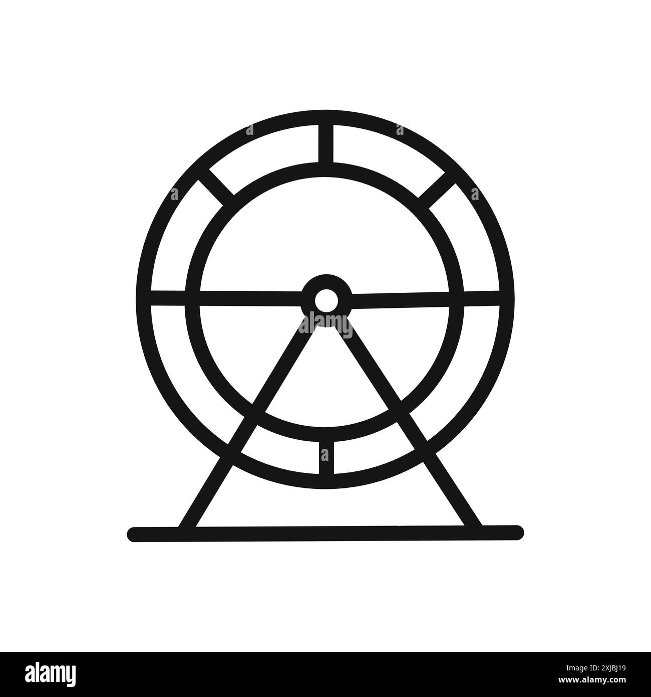 Hamster wheel icon linear vector graphics sign or symbol set for web app ui Stock Vector Image ...