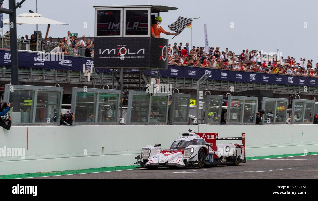 The winner of ELMS 4 hours of Imola 2024, AO BY TF #14 LMP2 (EDGAR ...