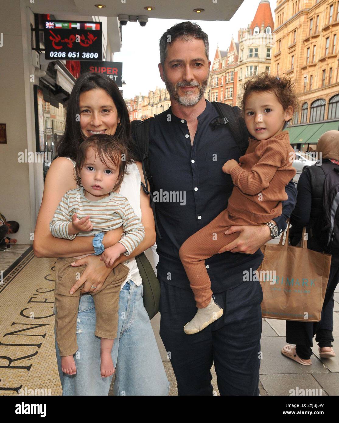 Jasmine Hemsley and her family at the Paradox Museum VIP opening party ...