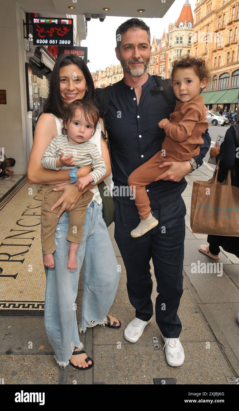 Jasmine Hemsley and her family at the Paradox Museum VIP opening party ...